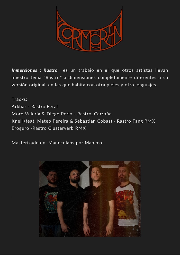 Cormoran – Inmersiones: Rastro (2022) – SÓLO ROCK Uruguay