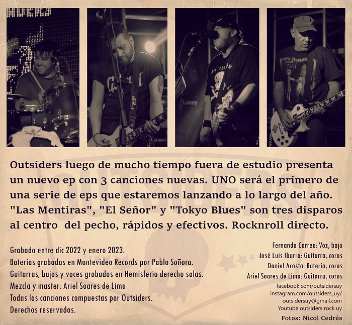Outsiders – UNO (2023) – SÓLO ROCK Uruguay